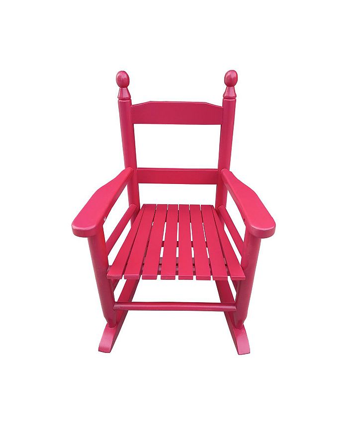 Simplie Fun Children's rocking red chair- Indoor or Outdoor -Suitable ...