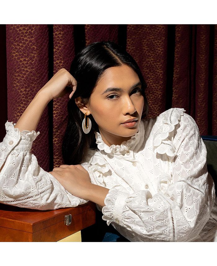 Freya Rose Warrioress Hoops - Macy's