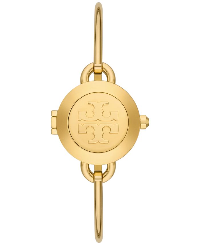 Tory Burch Women's The Miller Gold-Tone Stainless Steel Bangle Bracelet ...