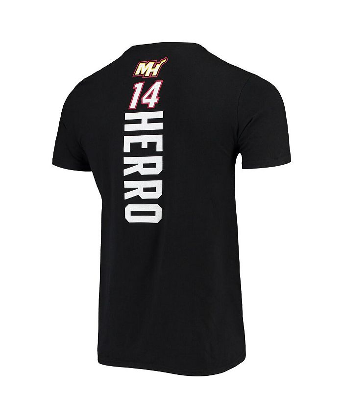 Fanatics Men's Tyler Herro Black Miami Heat Playmaker Name and Number ...