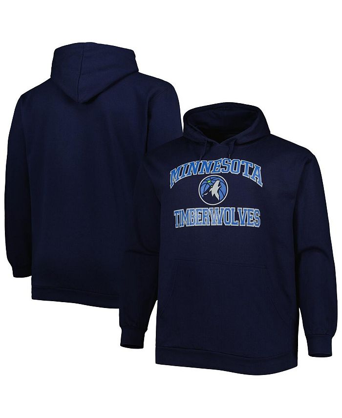 Profile Men's Navy Minnesota Timberwolves Big and Tall Heart and Soul ...