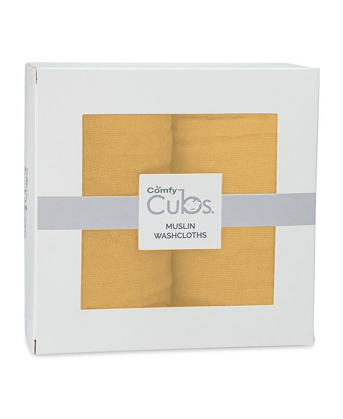 Comfy Cubs Muslin Washcloths, Pack of 10 with Gift Box - Macy's