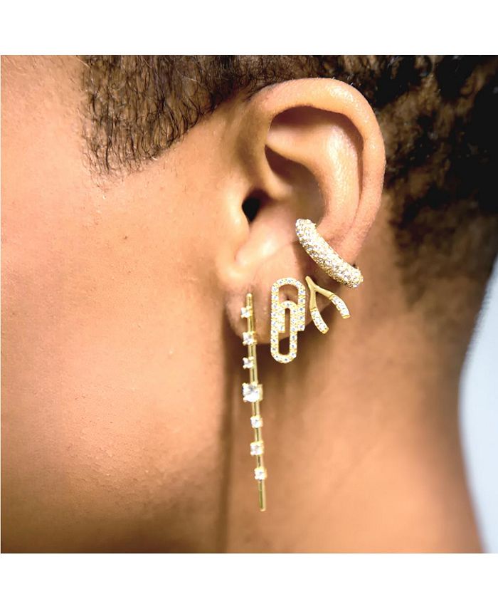 Allison Avery Paperclip Studs - Macy's
