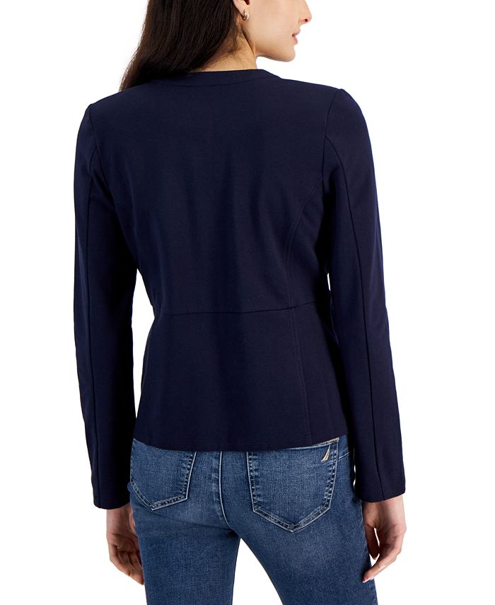 Nautica Jeans Women's Open-Front Captain Jacket - Macy's