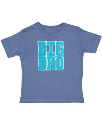 Little and Big Boys Big Bro Patch Short Sleeve T-Shirt - Macy's