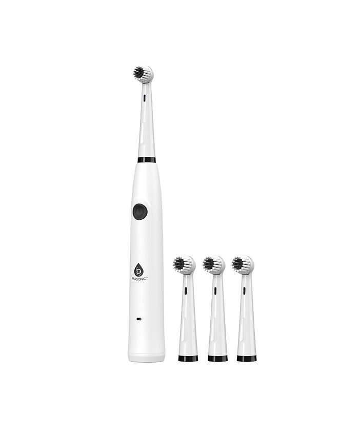 PURSONIC Mario Lopez USB Rechargeable Electric Toothbrush With 3 Brush ...