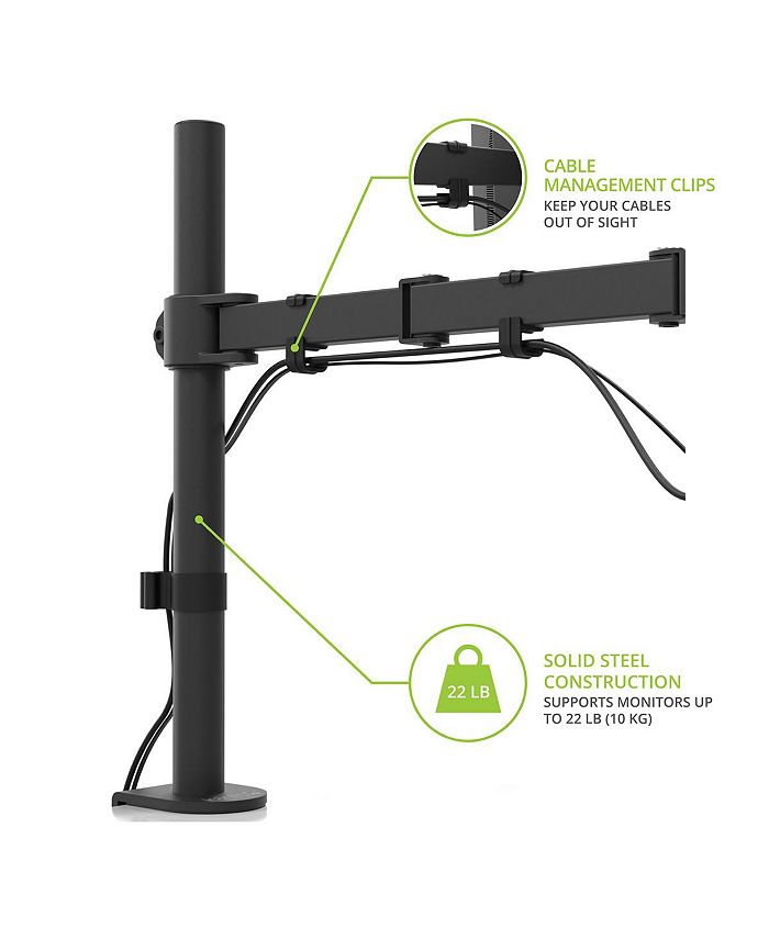 Kanto DML1000 Fully Adjustable Single Arm Desktop Monitor Mount - Macy's