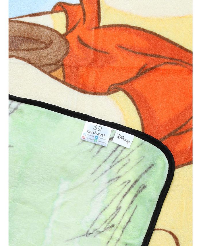 Disney Winnie The Pooh Mister Bee Micro Raschel Fleece Throw Blanket 48 ...