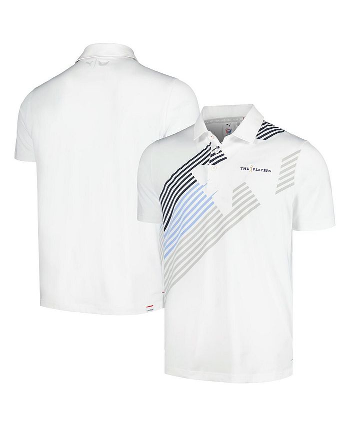 Puma Men's White THE PLAYERS Volition Jet Polo Shirt - Macy's