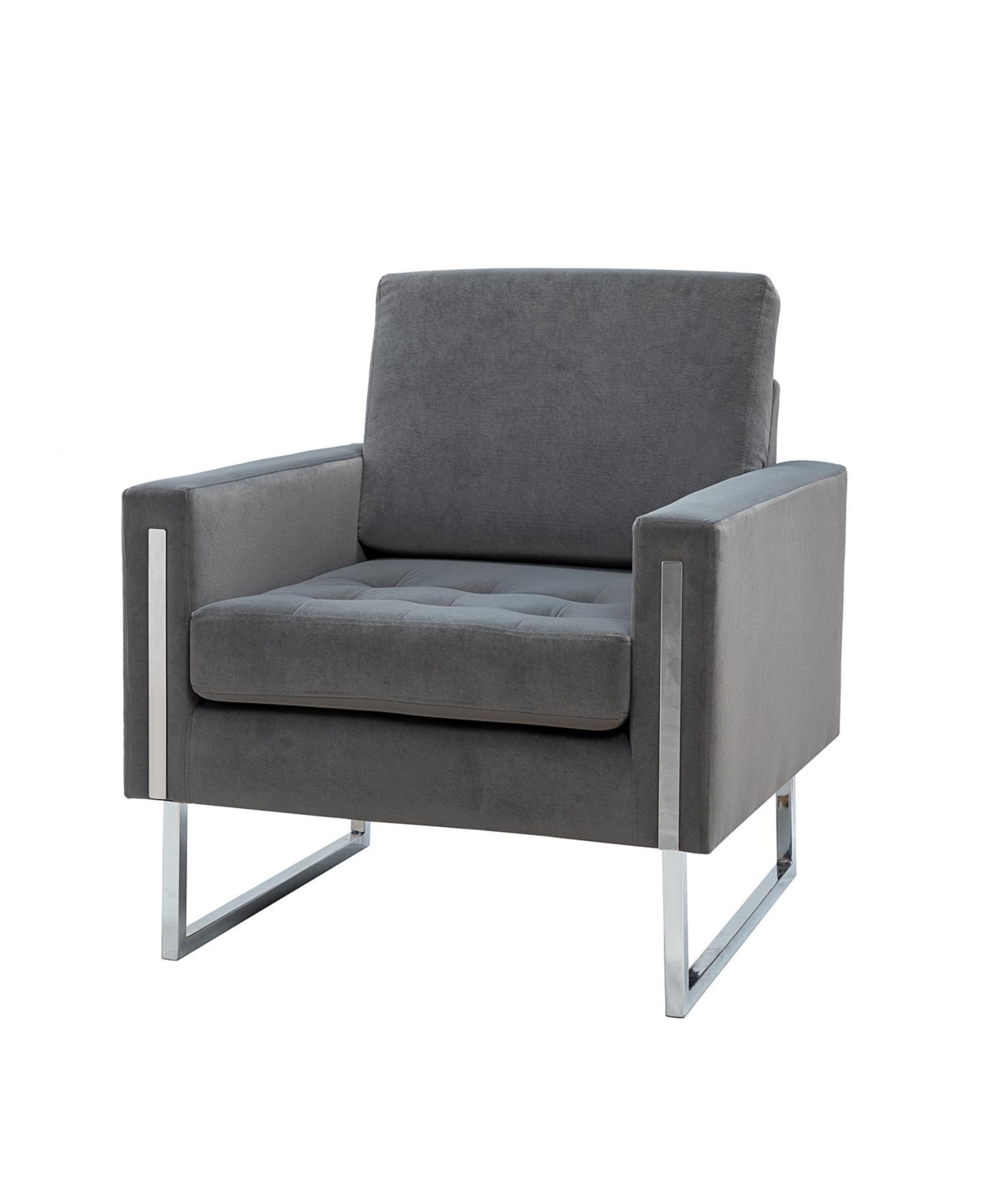 Click here for Hulala Home Elastus Modern Club Chair with Metal L... prices