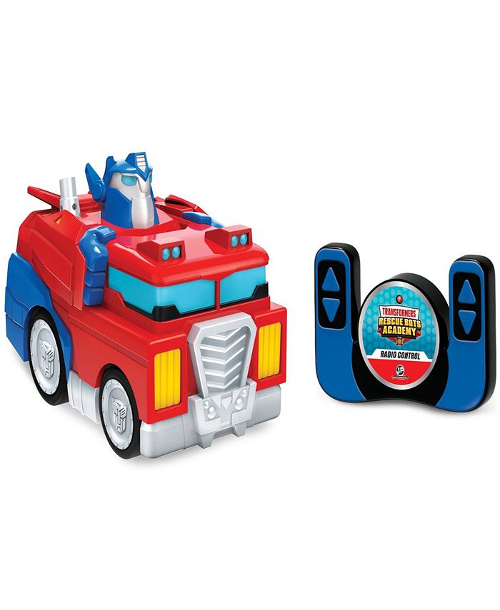 Transfomers Rescue Bots Academy Optimus Prime RC Car - Macy's
