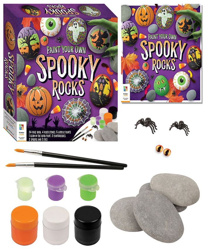 Craft Maker Paint Your Own Spooky Rocks Craft Kit - Macy's
