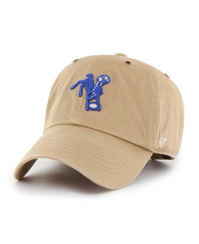 '47 Brand Men's Khaki Indianapolis Colts Overton Clean Up Adjustable ...