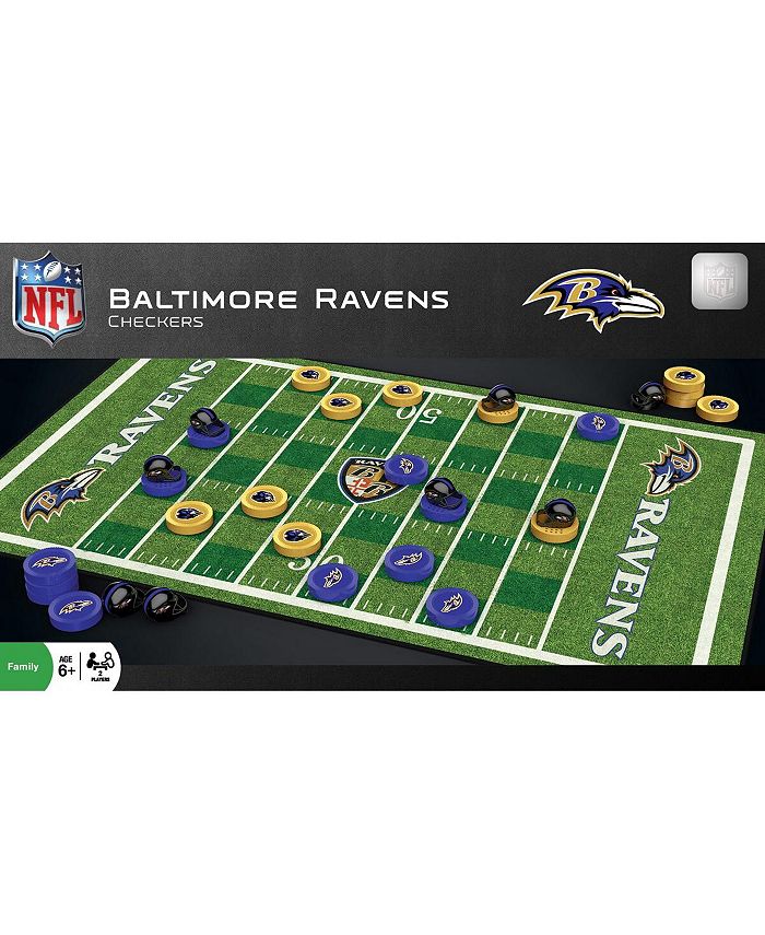 MasterPieces Puzzles Baltimore Ravens NFL Checkers Set - Macy's