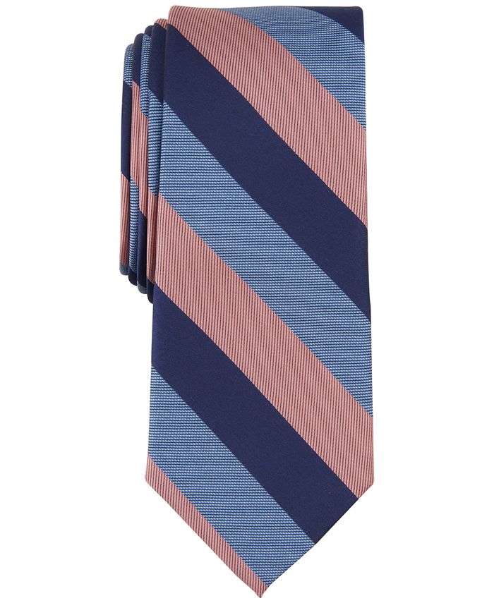 Bar III Men's Dalton Stripe Tie, Created for Macy's - Macy's