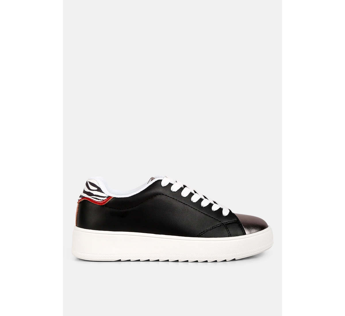 Click here for Women Dory Metallic Accent Sneakers - Black prices