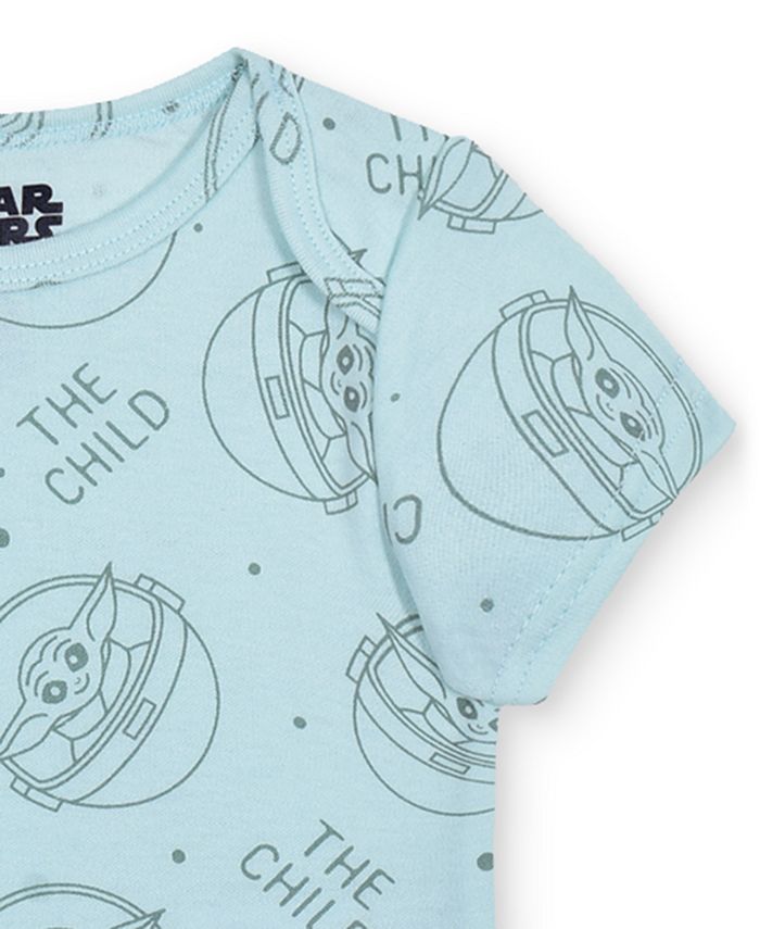 Disney Baby 3 Pack Baby Yoda Bodysuits - Macy's