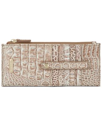 Brahmin Credit Card Mini Melbourne Embossed Leather Wallet - Macy's