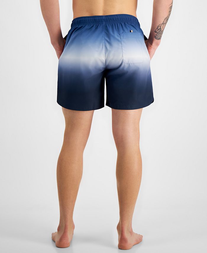 Hugo Boss Men's Color Gradient 5.9" Swim Trunks, Created for Macy's ...