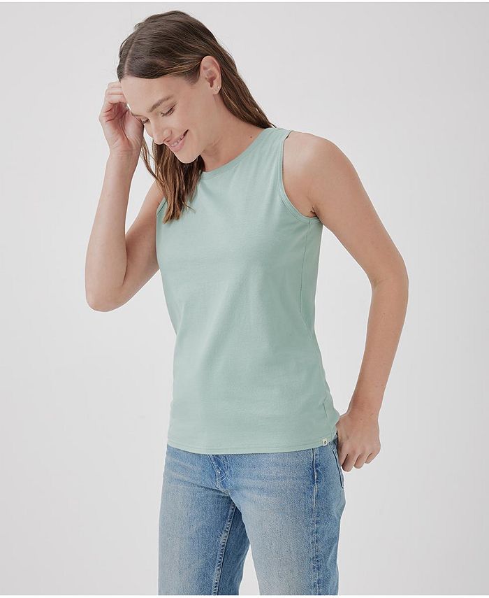 Pact Women's Organic Cotton Softspun Crew Neck Tank - Macy's