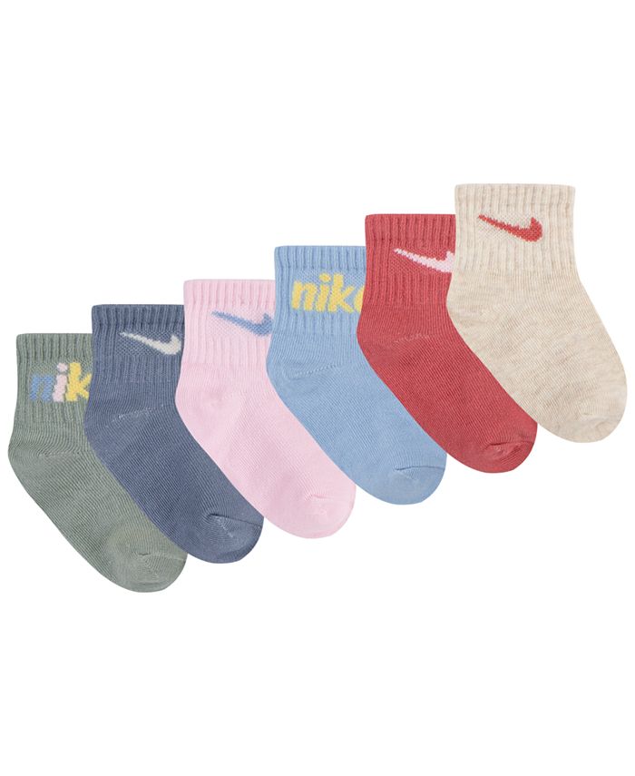 Nike Baby Boys or Girls E1D1 Ankle Fit Socks, Pack of 6 - Macy's