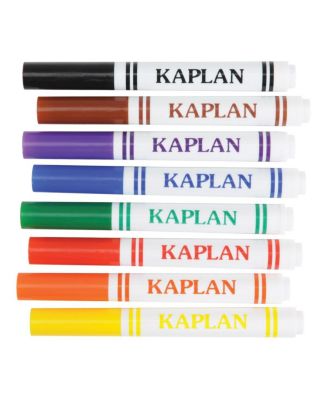 Kaplan Early Learning Broad Tip Markers 8 Count - Set of 24 - Macy's