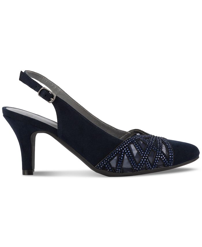 Jones New York Women's Gillis Embellished Slingback Pumps - Macy's