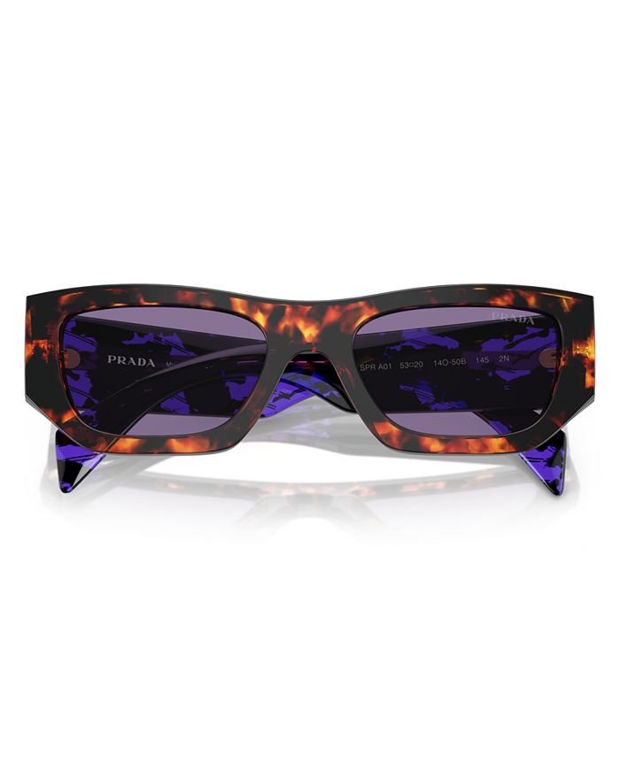 PRADA Round Unisex Sunglasses, PR A01S - Macy's