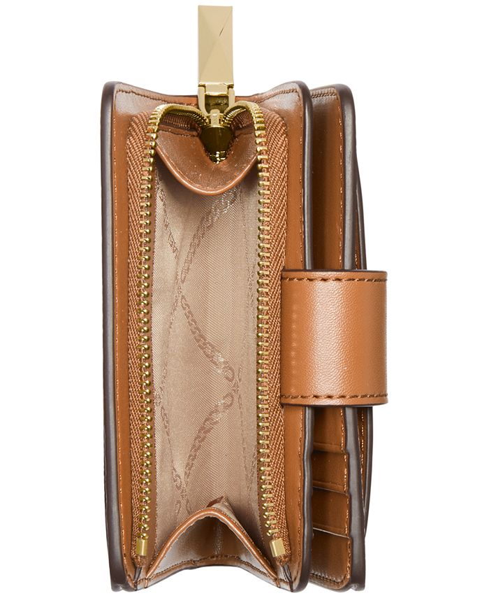 Michael Kors Charm Small Tab Compact Pocket Wallet - Macy's