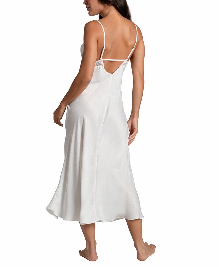 Linea Donatella Womens Luxe Satin Bridal Lingerie Long Gown Macys