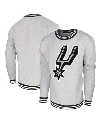 Men's Stadium Essentials Heather Gray San Antonio Spurs Club Level ...