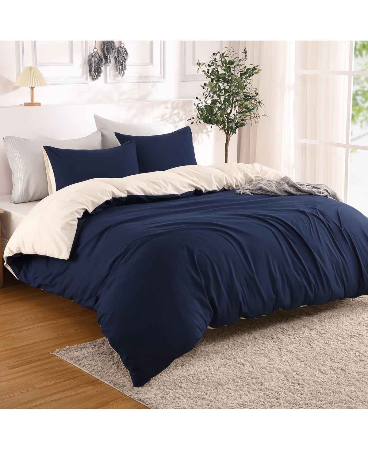 Click here for 3 Piece Reversible Double Brushed Microfiber Duvet... prices