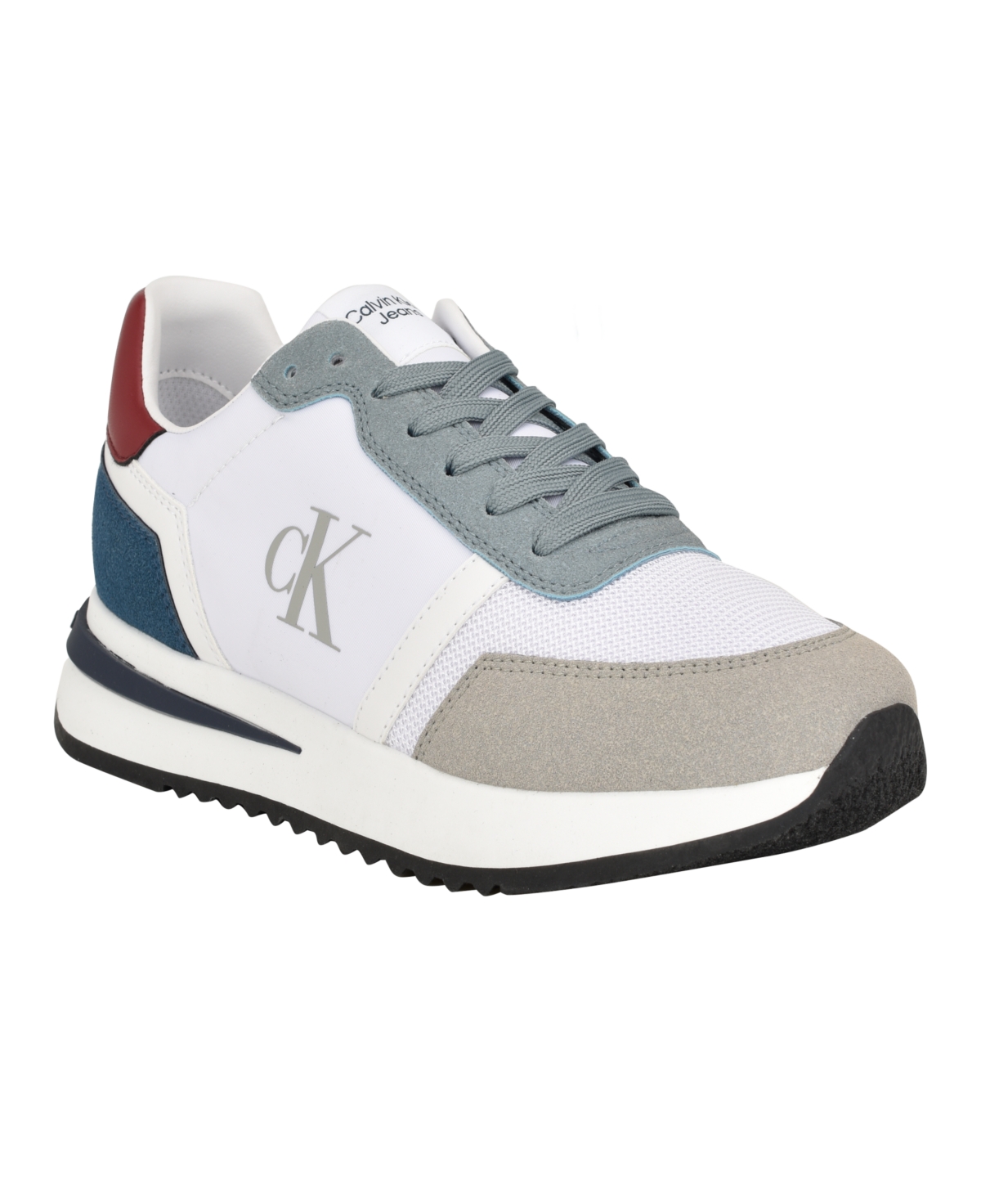 Click here for Calvin Klein Mens Picio Lace Up Casual Sneakers -... prices