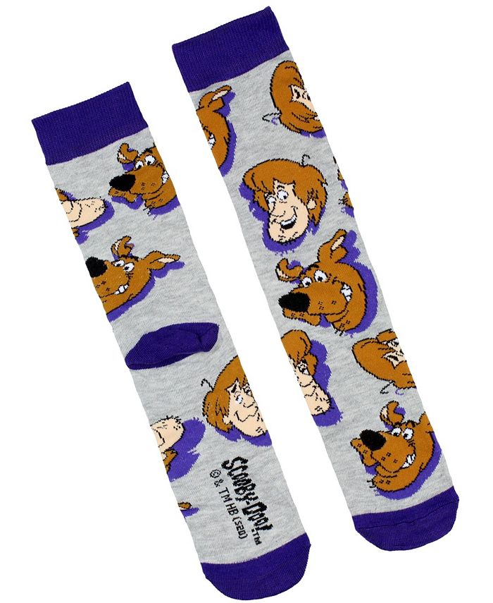 Scooby-Doo Adult Unisex Logo and Character 3 Pack Mid-Calf Crew Socks ...