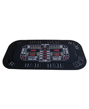 Ino Design Portable Casino Texas Holdem Poker/Blackjack/Craps Mat ...