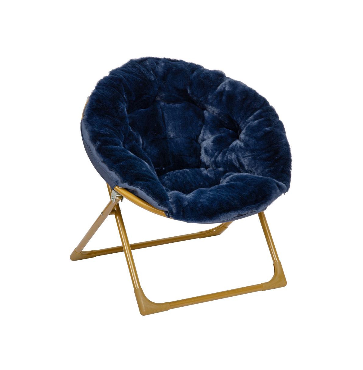 Click here for Io KidS Folding Saucer Chair With Cozy Faux Fur Up... prices