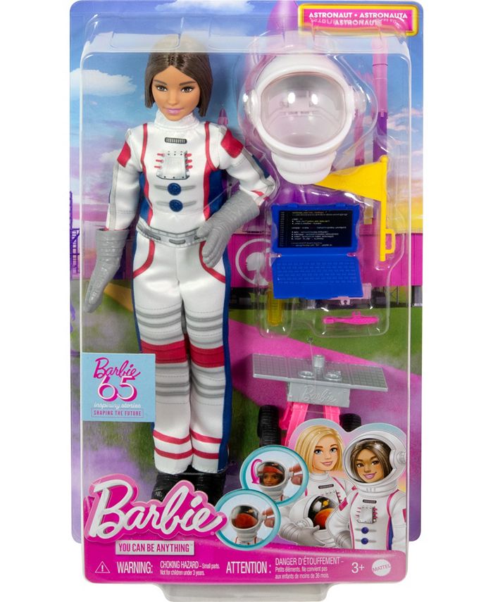 Barbie 65th Anniversary Careers Astronaut Doll and 10 Accessories ...