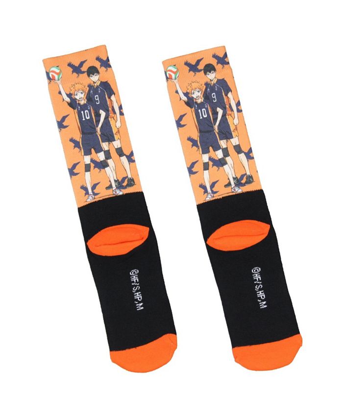 Haikyuu Socks Anime Manga Unisex Karasuno High School Volleyball Mid ...