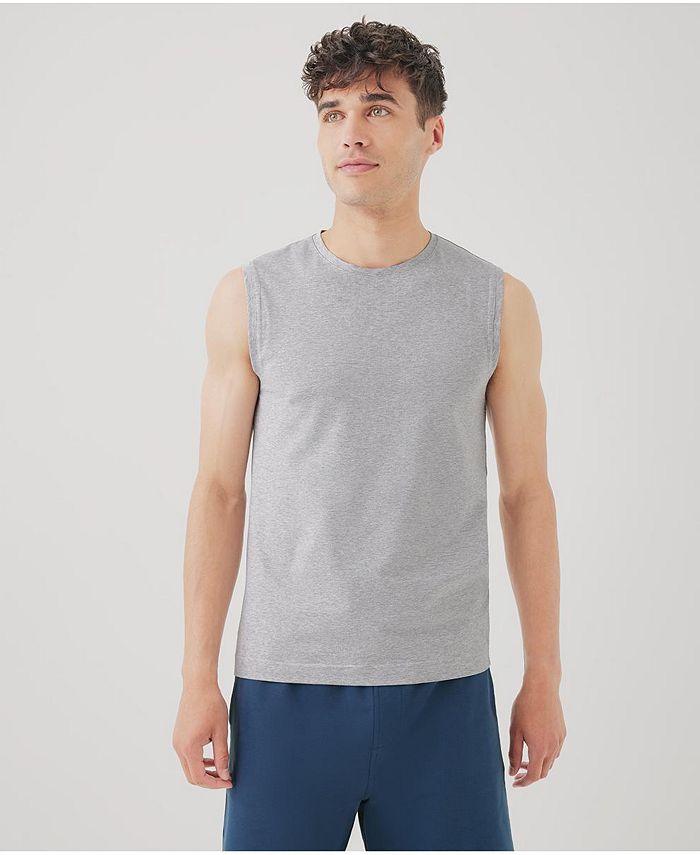 Pact Organic Cotton Cool Stretch Tank Undershirt 3-Pack - Macy's