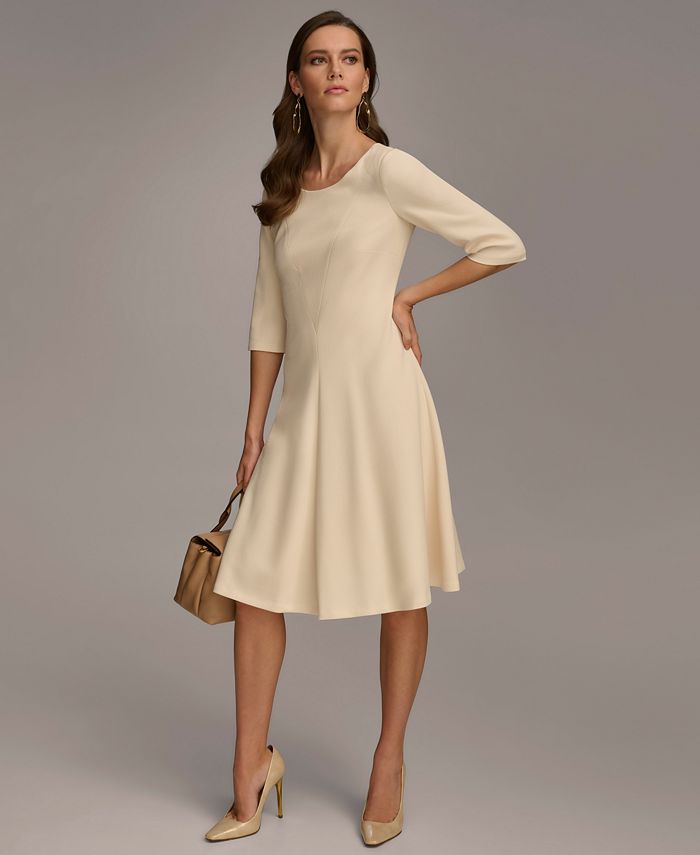 Donna Karan New York Donna Karan Women's Structured A-Line Dress - Macy's