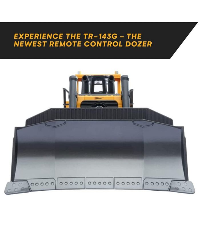 Top Race RC Bulldozer with 5 Channel Heavy Duty Hobby Grade Front ...