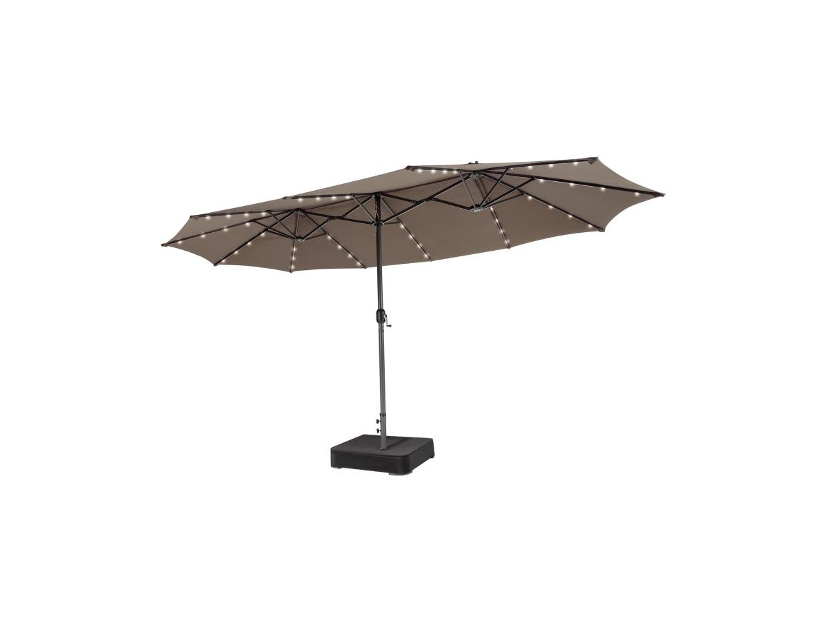 Click here for Slickblue Double-Sided Patio Umbrella with 48 Led... prices