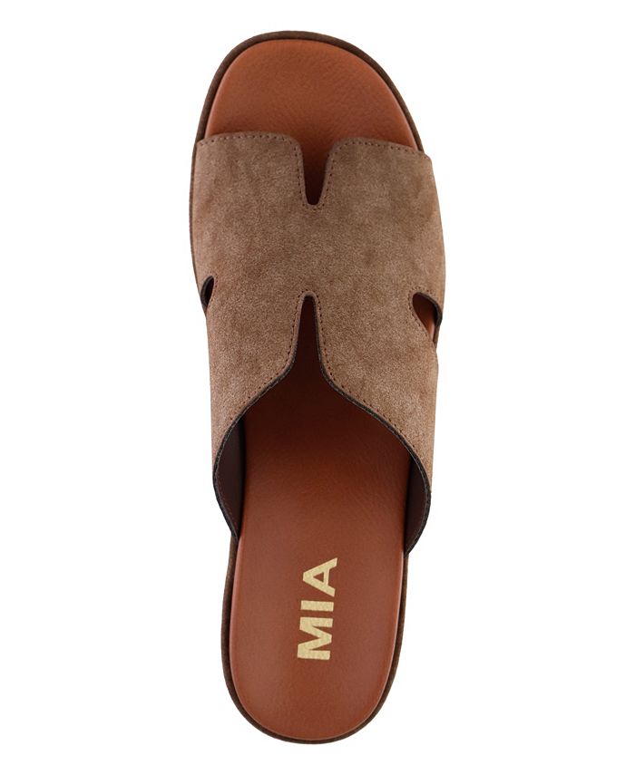 MIA Women's Reta Platform Wedge Sandals - Macy's