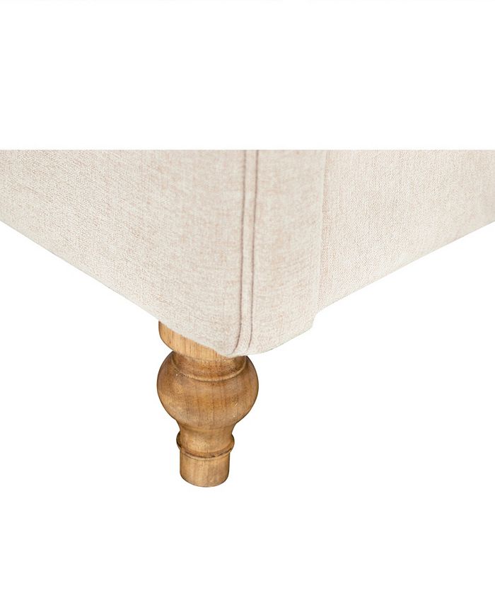 Martha Stewart Collection Martha Stewart Fayette 35" Tufted Fabric ...