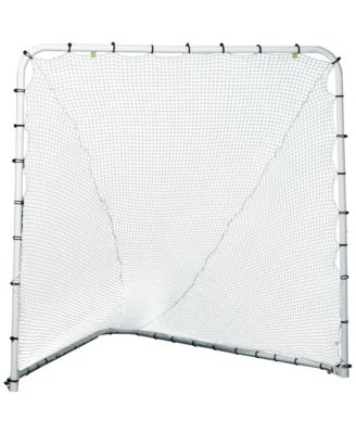 Soozier Lacrosse Net w/ Steel Frame, Backyard Folding Lacrosse Goal, 6 ...