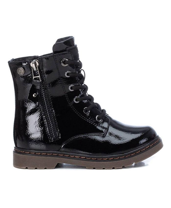 XTI Double Side Zipper Lace-up Boots By XTI - Macy's
