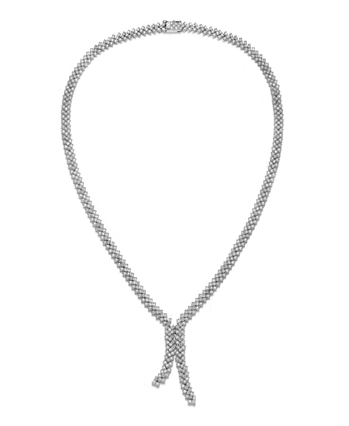 Click here for Sterling Silver White Gold Plated with Clear Round... prices