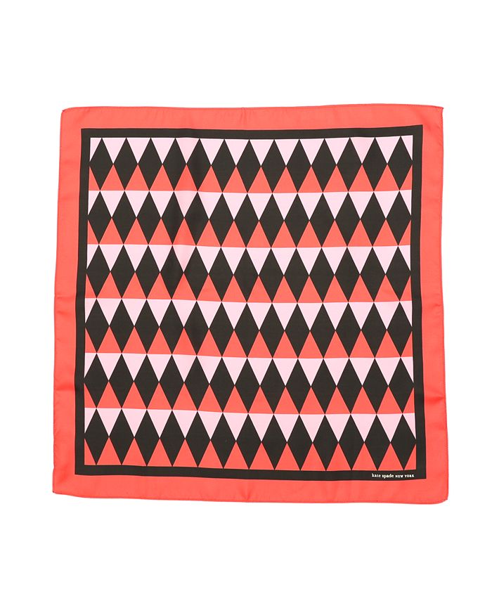 kate spade new york Women's Triangle Silk Bandana - Macy's