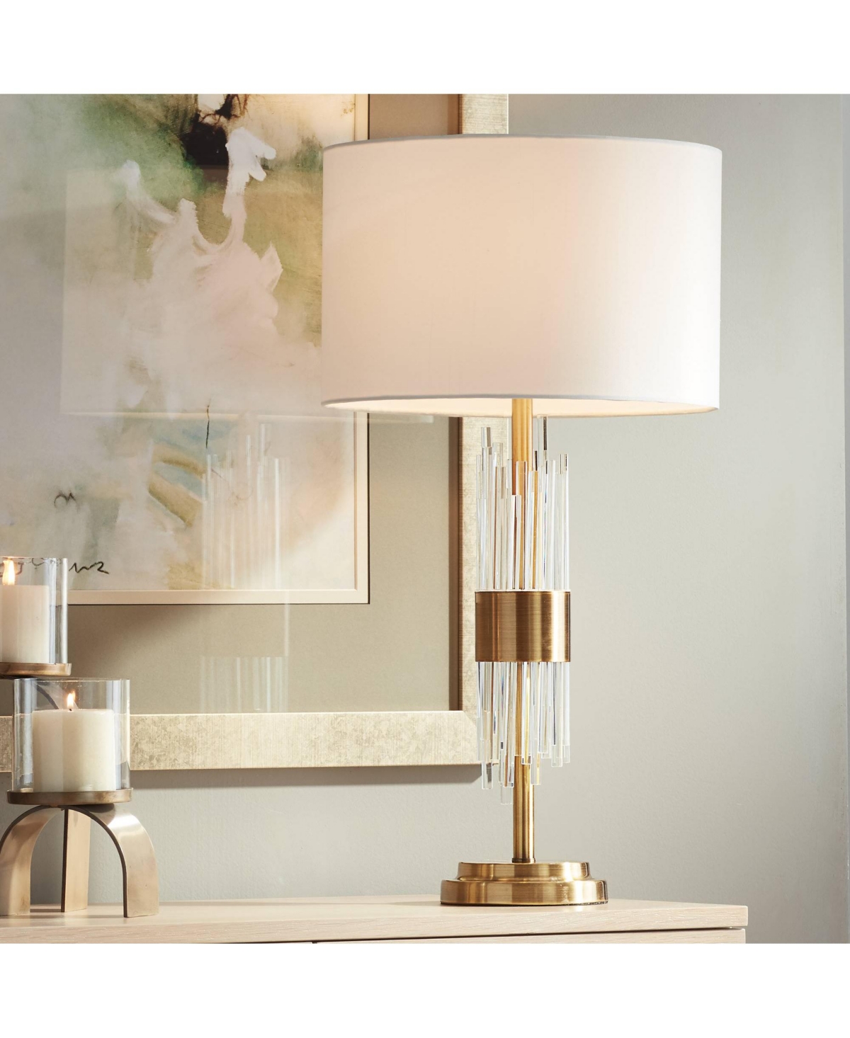 Click here for Possini Euro Design Aloise Modern Mid Century Tabl... prices