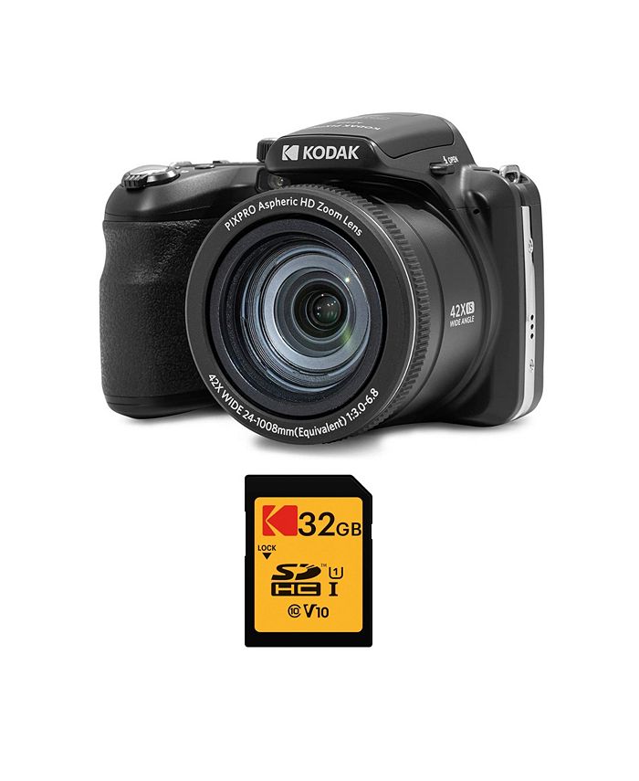 Kodak Pixpro AZ425 Astro Zoom 20MP Camera With 42x Zoom (Black) with ...